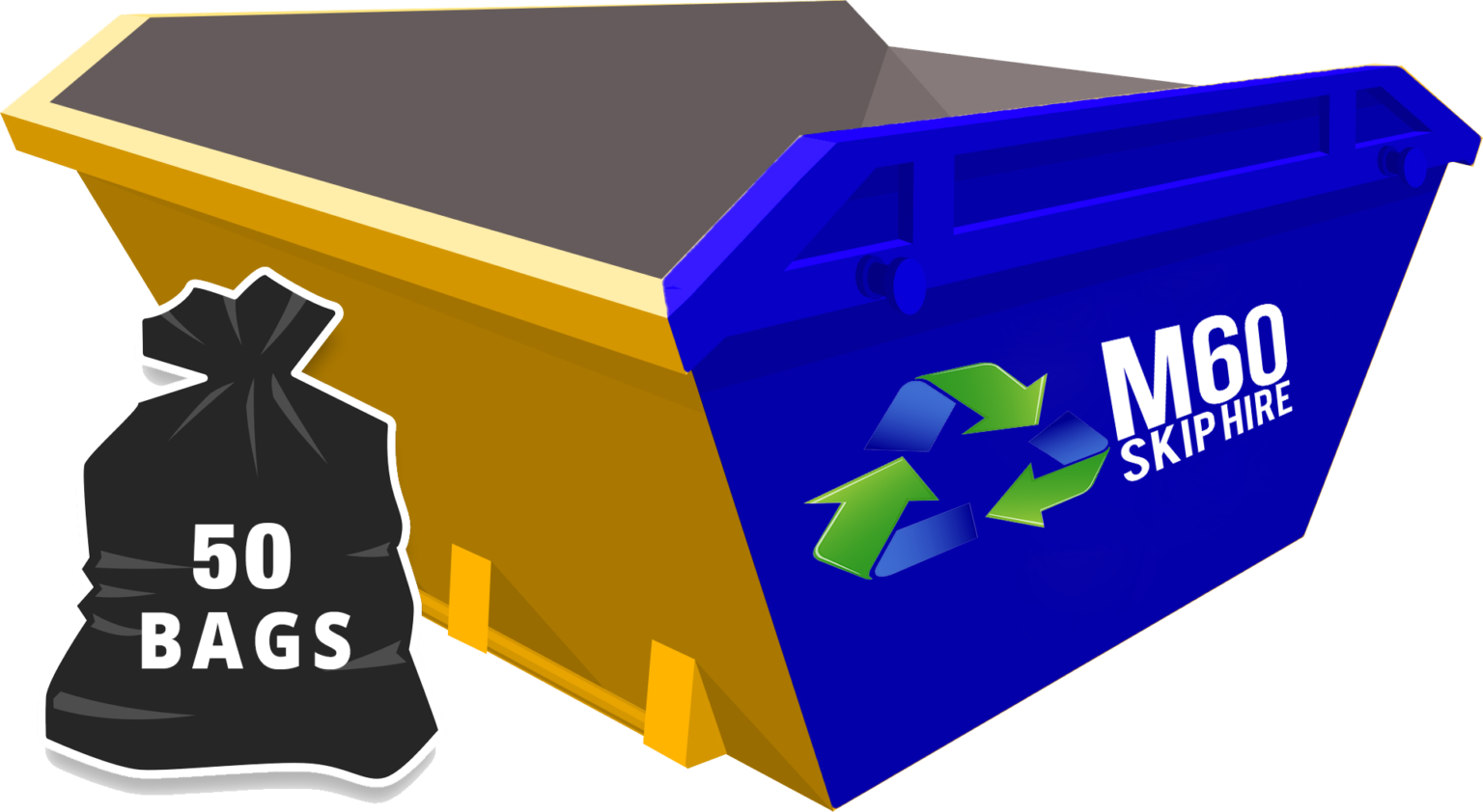 6 Yard Skip Hire - M60 Skip Hire